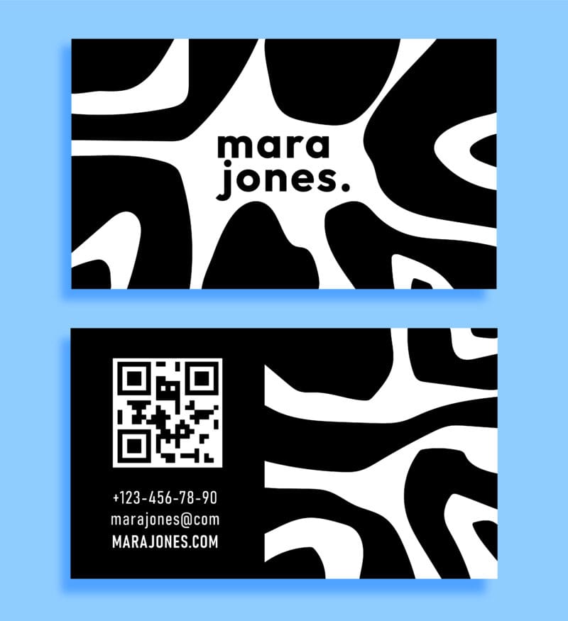 QR Code Visiting Cards – ApnaPrint